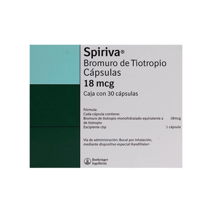 Spiriva ¿Qué es y Para qué Sirve? Dosis